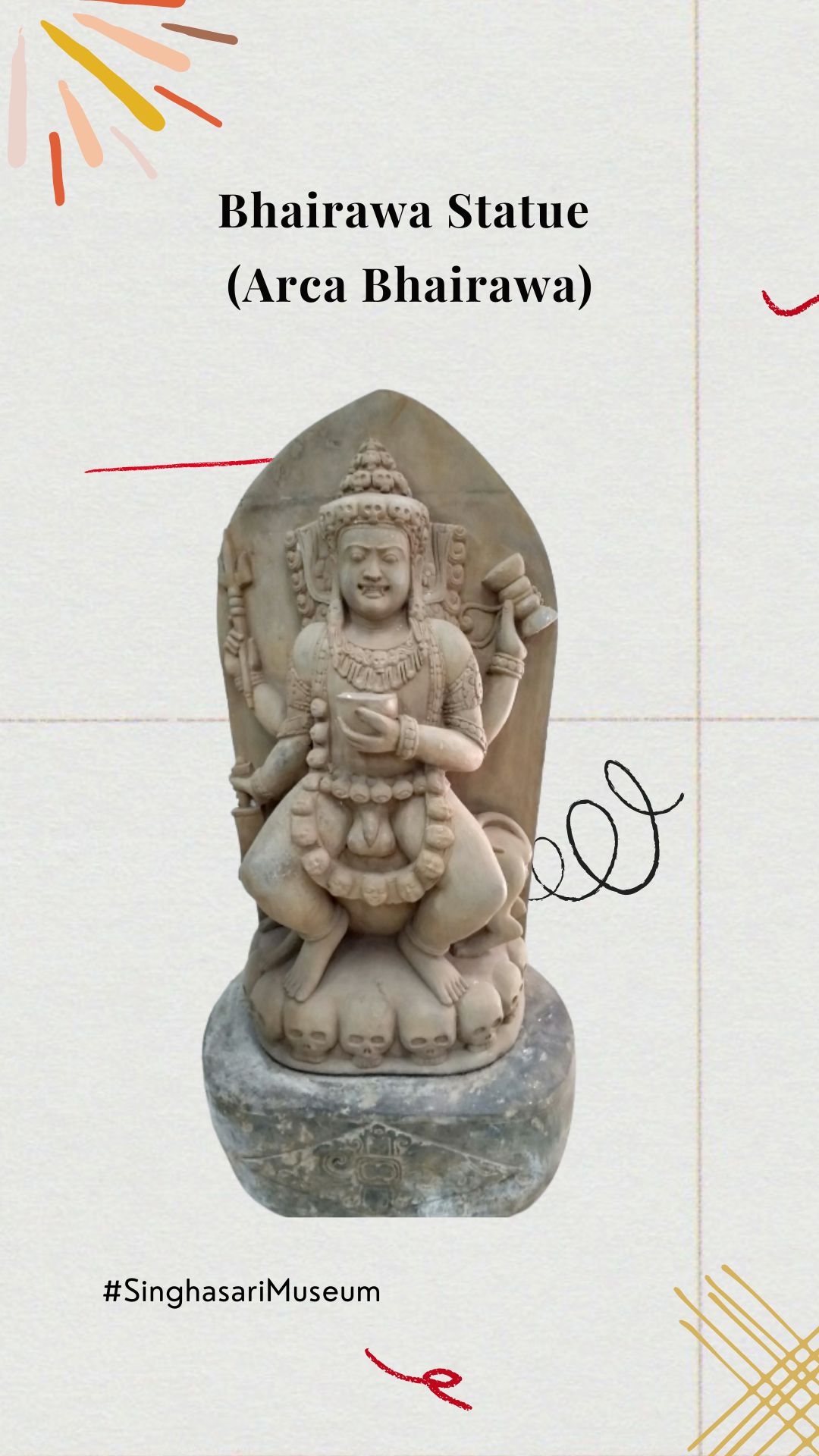 Bhairawa Statue - SINGHASARI MUSEUM